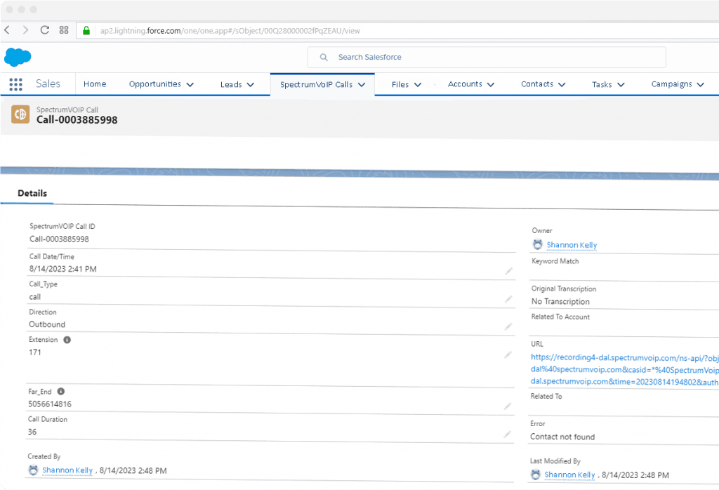 SpectrumVoIP | Integrations | SpectrumVoIP